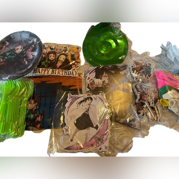 demon slayer | Party Supplies | Anime Demon Slayer Party Pack | Poshmark